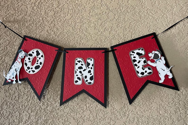 Dalmatians Party Banner Dalmations Birthday Banner - Etsy