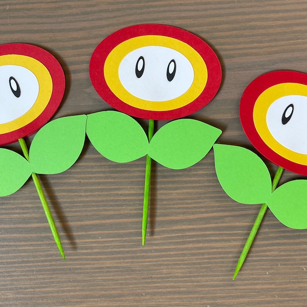 Mario Fire Flower - Etsy