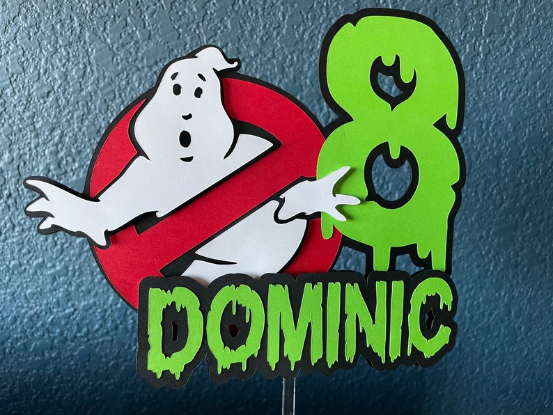 Ghostbusters Inspired Cake Topper Ghostbusters Party - Etsy