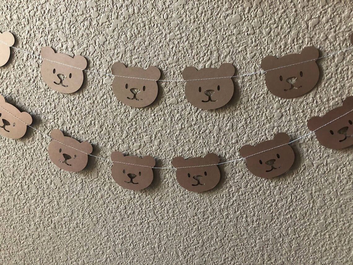 Teddy Bear Garland Teddy Bear Baby Shower - Etsy