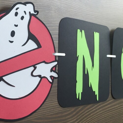 Ghostbusters Inspired Party Banner Ghostbusters Birthday - Etsy