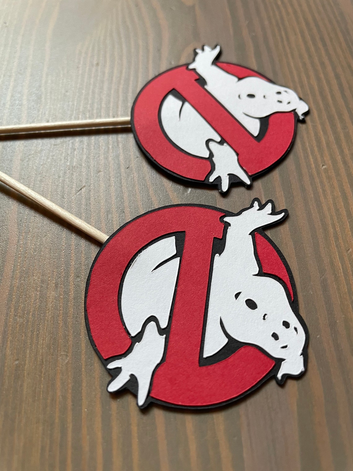 Ghostbusters Inspired Cupcake Toppers Ghostbusters Party Decorations - Etsy