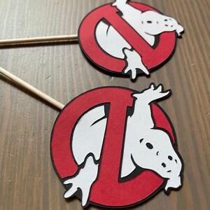 Ghostbusters Inspired Cupcake Toppers Ghostbusters Party Decorations - Etsy