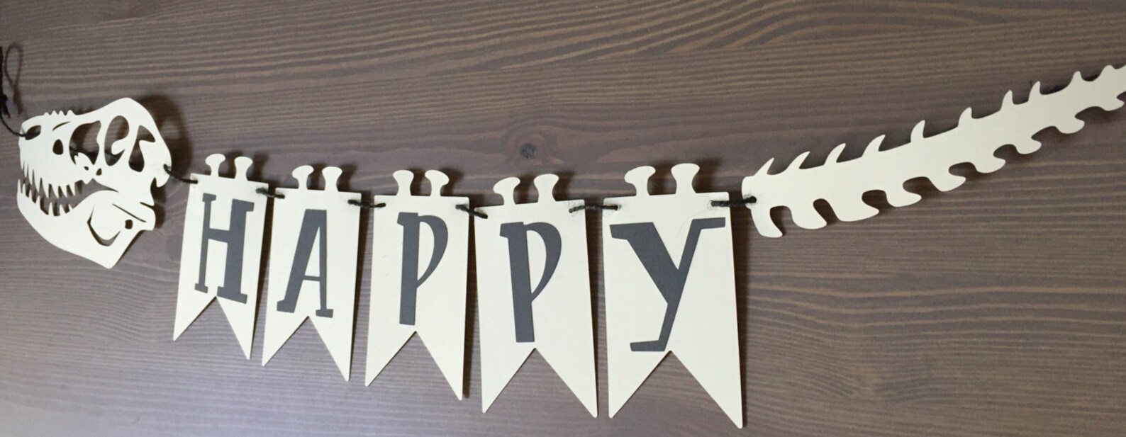 Dinosaur Fossil Banner Dinosaur Party Jurassic World Banner - Etsy