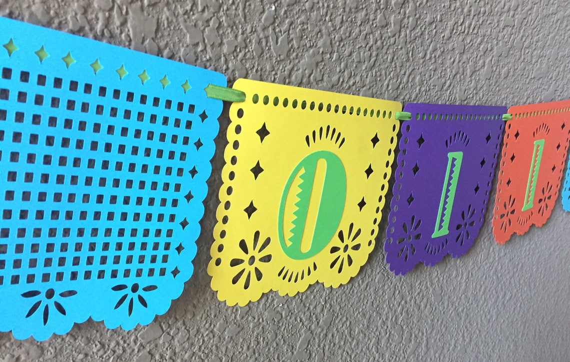 Papel Picado Party Banner Fiesta Decorations - Etsy