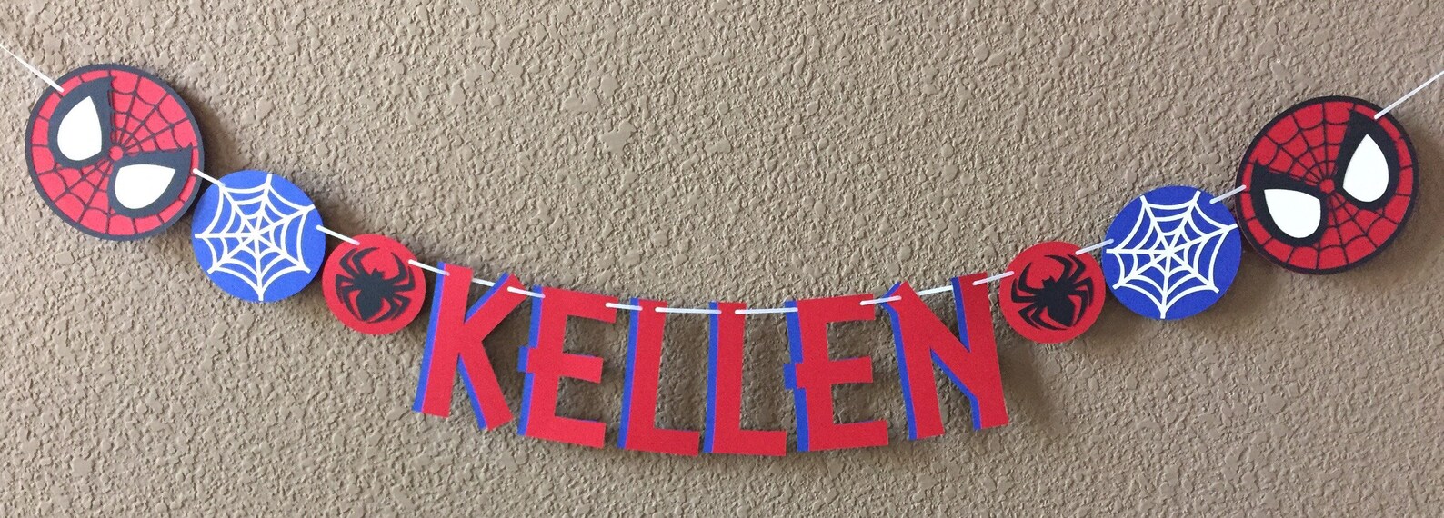 Spider-man Inspired Party Banner Spiderman Birthday Party - Etsy