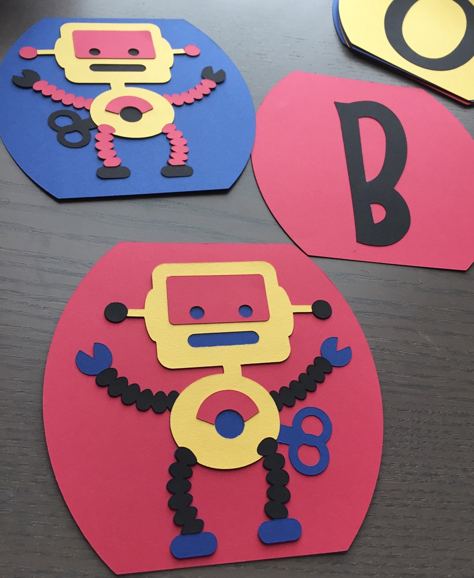 Robot Banner Robot Party Robot Baby Shower - Etsy