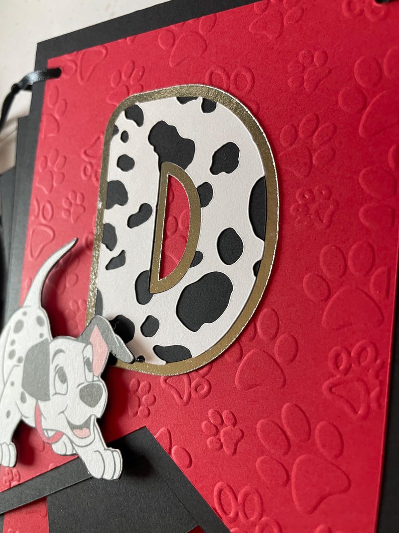 Dalmatians Party Banner Dalmations Birthday Banner - Etsy