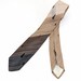 Vintage Black Satin Western Tie Mid Century Cowboy Style Colonel ...