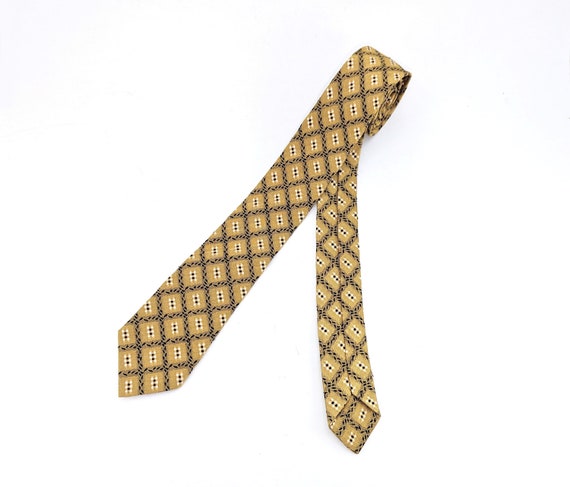 1950s Skinny Mod Necktie Mad Men Era Narrow Mid Centu… - Gem