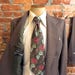 Vintage Black Satin Western Tie Mid Century Cowboy Style Colonel ...