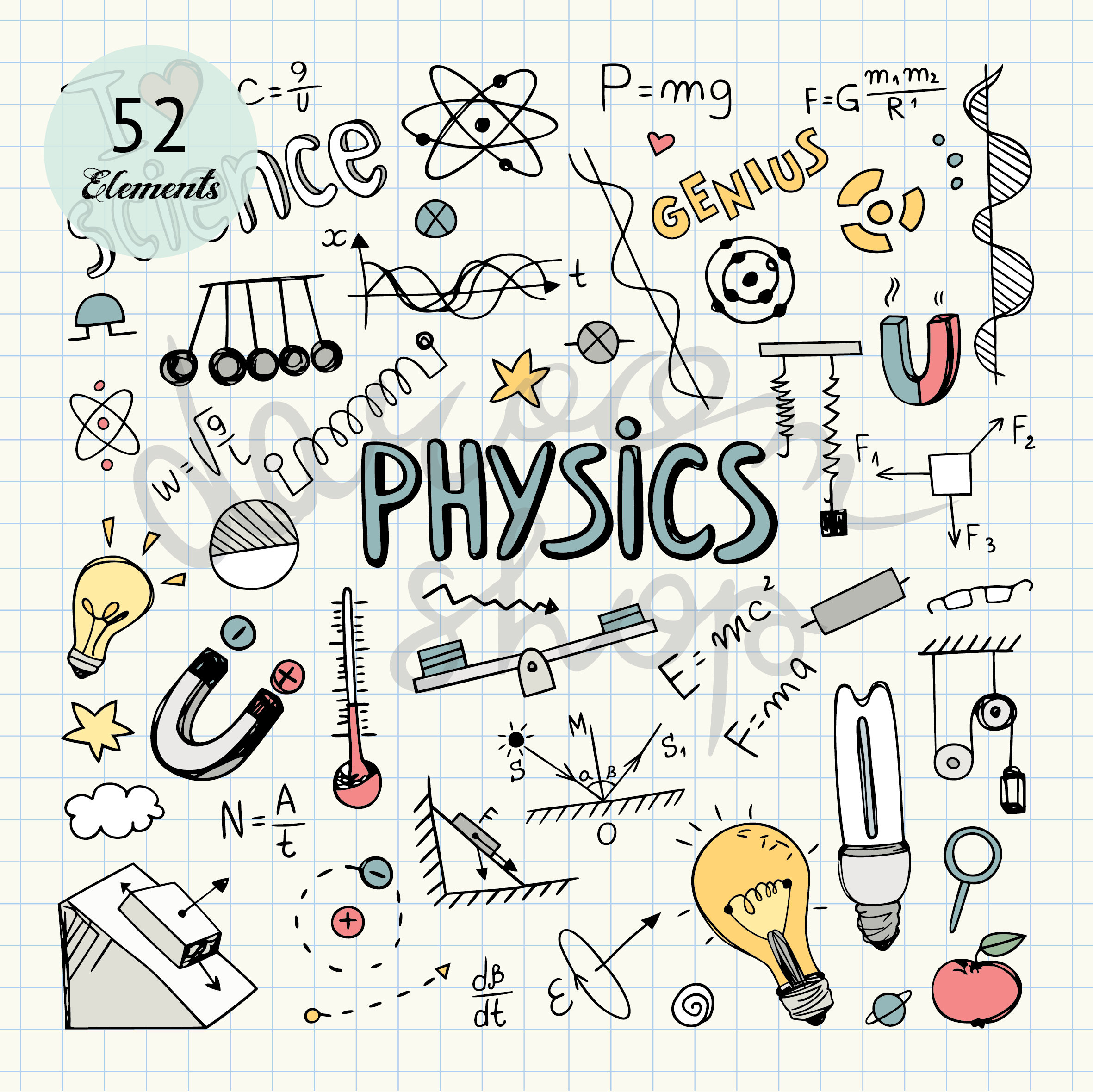 Physics Girl Clipart Face