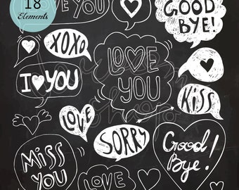 Chalkboard Word Art - Etsy