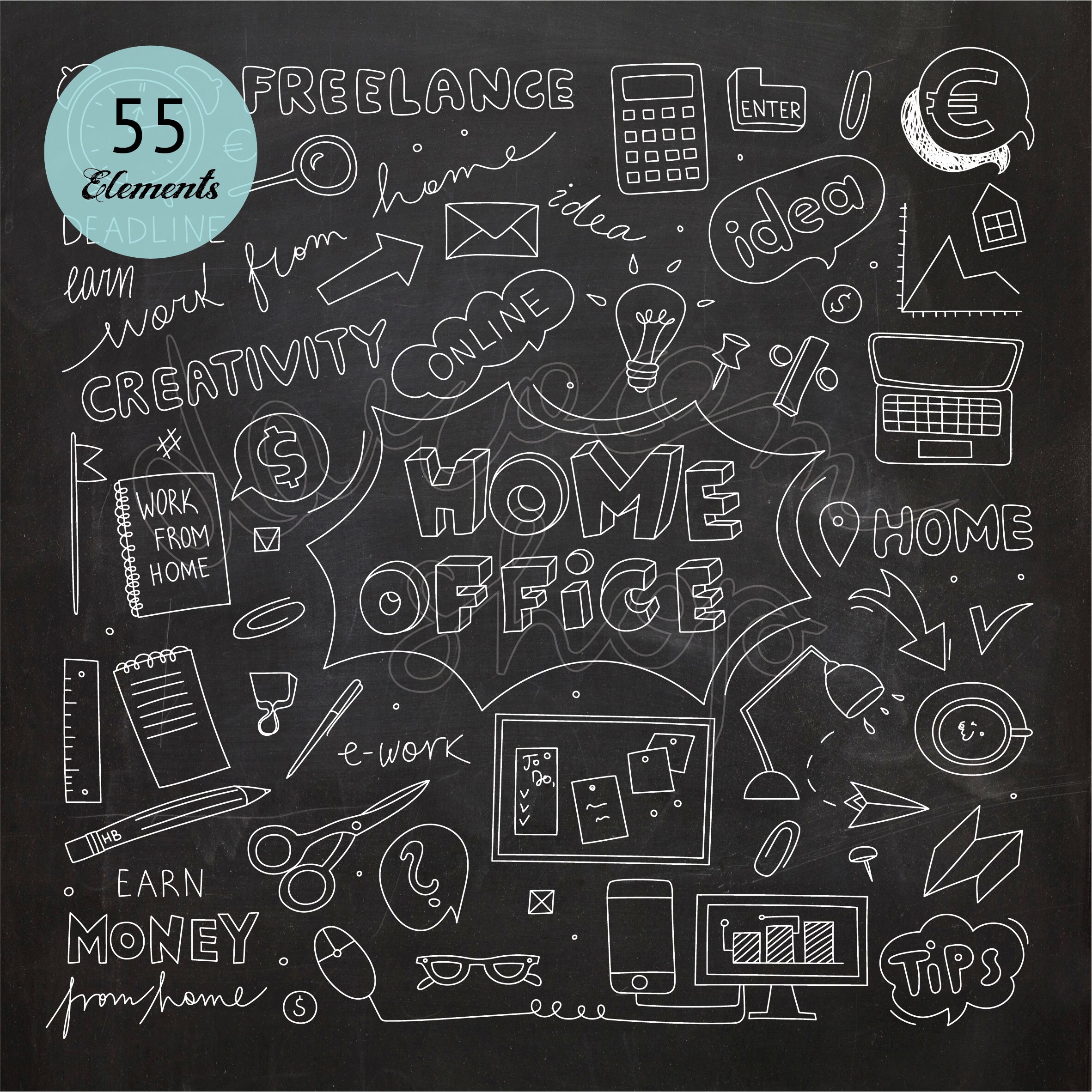 Chalk Drawing Clip Art