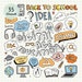 Hand Drawn School Clip Art/online Education Elements and Symbols/e ...