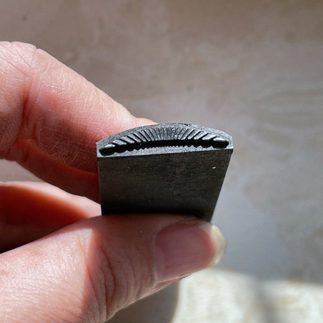 Fine Line Arc Border Stamp,decorative Stamps---metal Design Stamp ...
