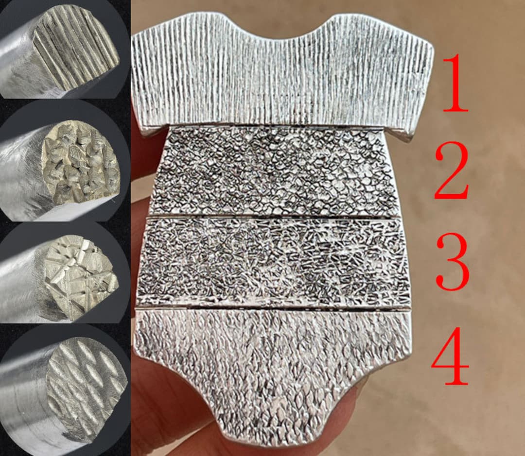 Handmade Metal Stamping Tools, Texture Metal Stamping Tool, Texture ...