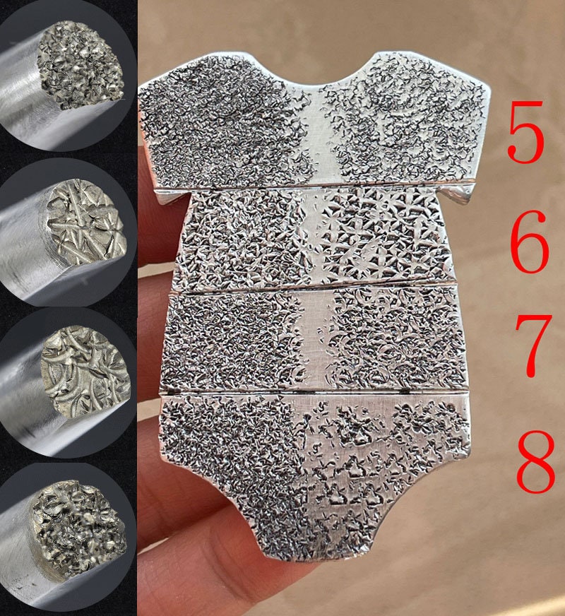 Handmade Metal Stamping Tools, Texture Metal Stamping Tool, Texture ...