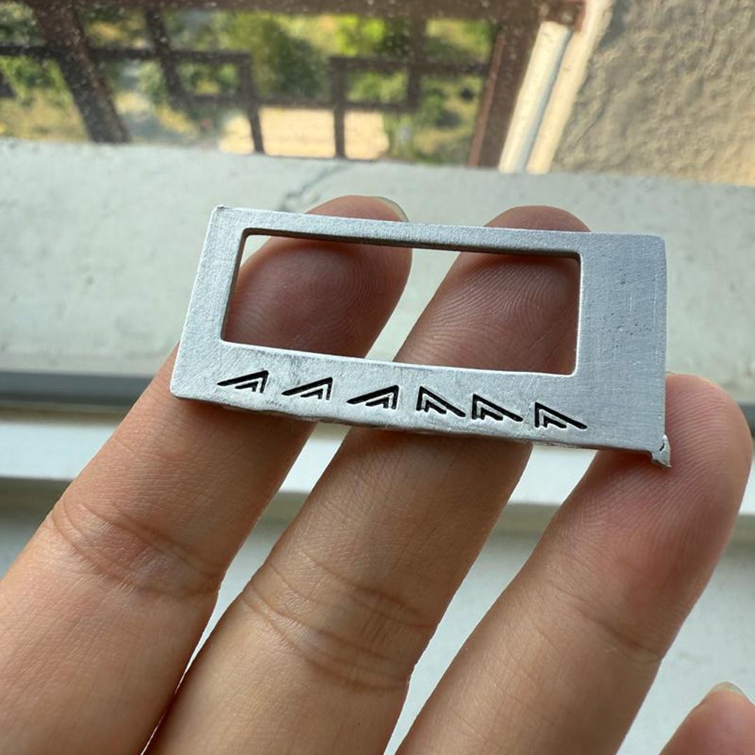 337，338， Tiny Size Triange Stamps ，art Decorative Metal Design Stamp ...