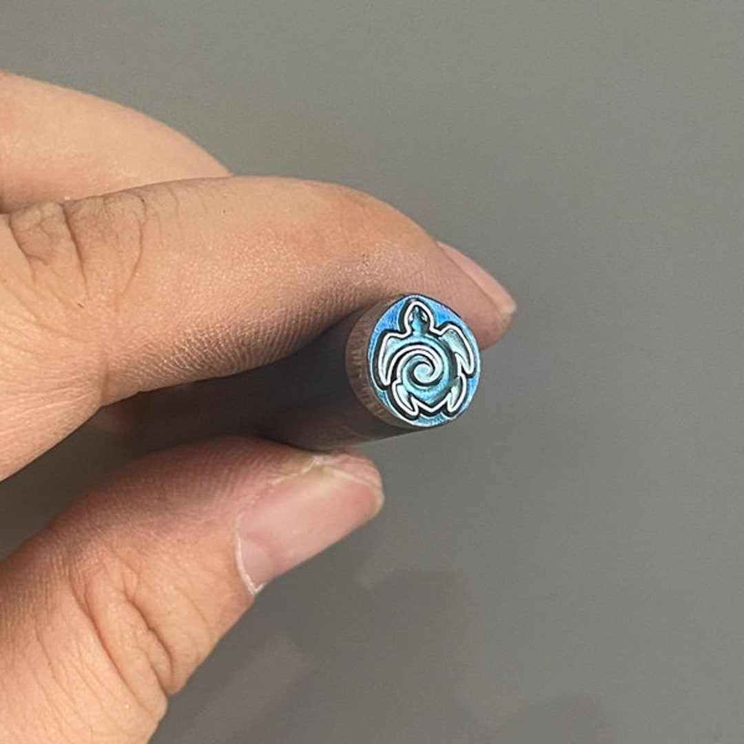 3D14, Turtle，art Decorative Metal Design Impression Die Stamp, 3D Pattern，impression Die for ...