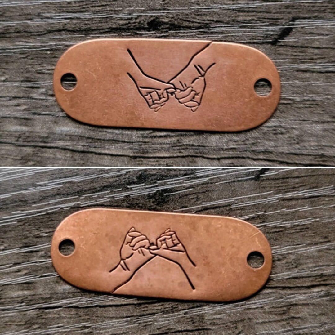25，pinky Swear/ Pinky Promise，holding Hands Stamps，metal Design Stamp ...