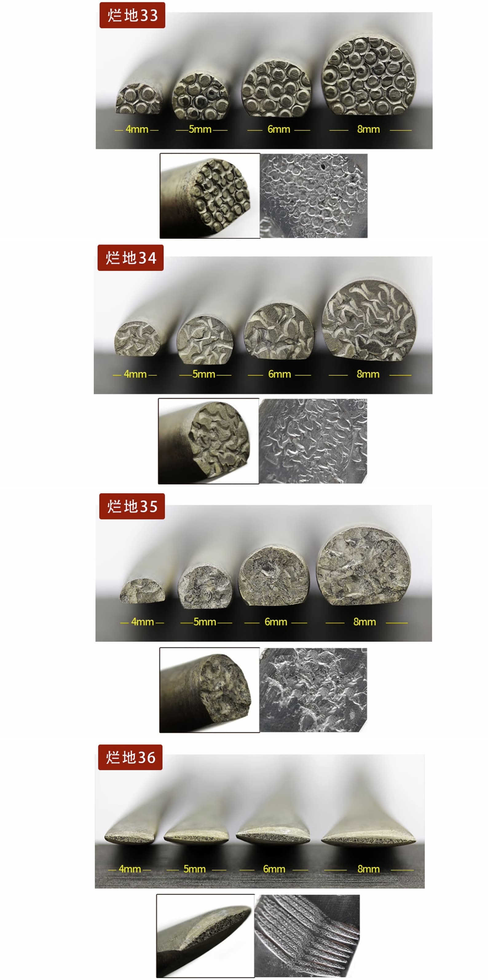 Handmade Metal Stamping Tools, Texture Metal Stamping Tool, Texture ...