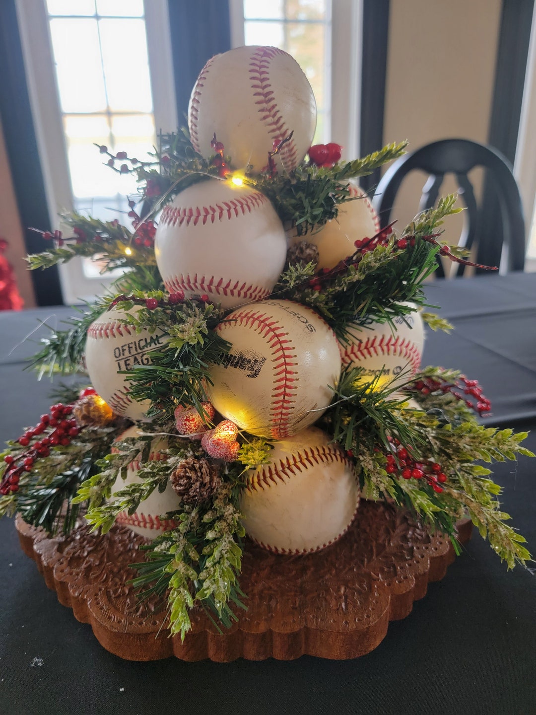 Baseball Christmas Tree - Etsy