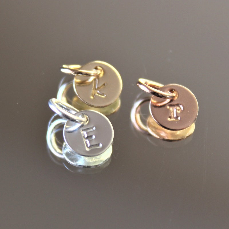 Initial Charm - Etsy