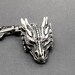 Dragon Head Keyring, Dragon Scales, Gothic Bagcharm - Etsy UK