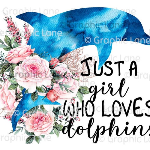 Dolphin PNG Watercolor Sublimation Clipart - Etsy