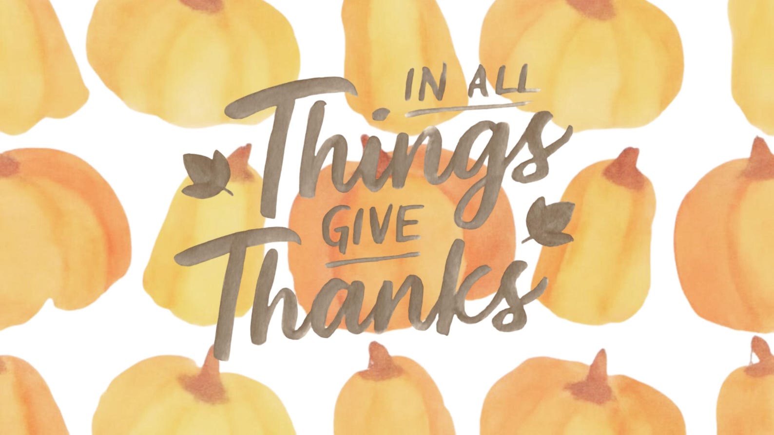 Frame TV Art: in All Things Give Thanks, Thanksgiving - Etsy
