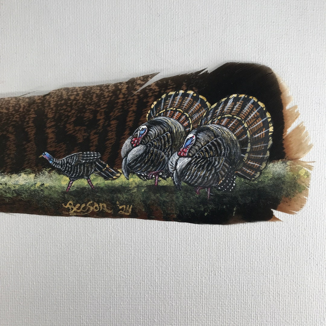2 Tom Turkeys With Hen - Etsy