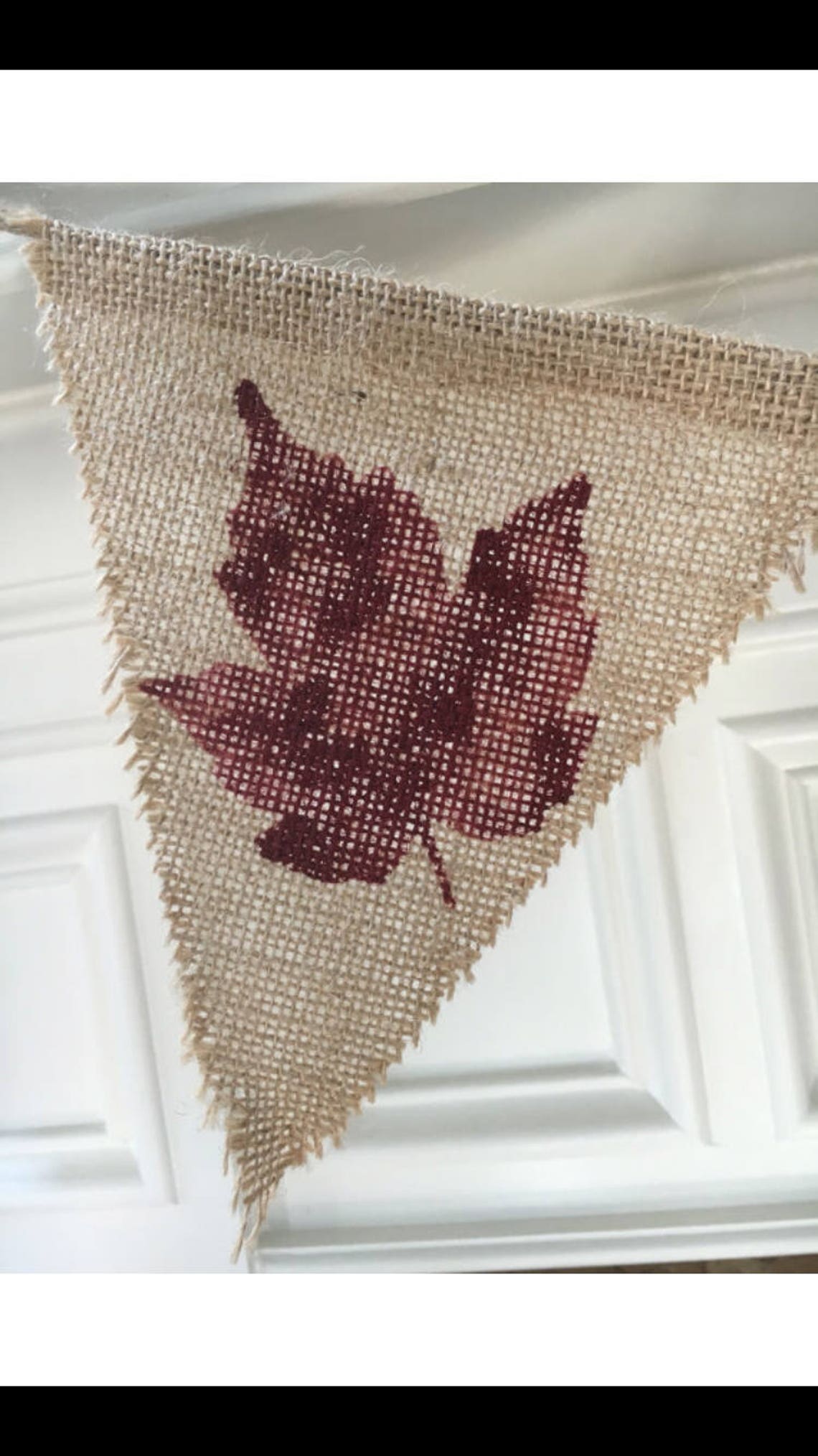 Happy Fall Burlap Banner - Customize Center Pennant,fall Decor,fall ...