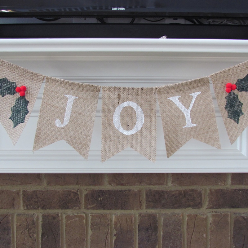 Joy Banner - Etsy