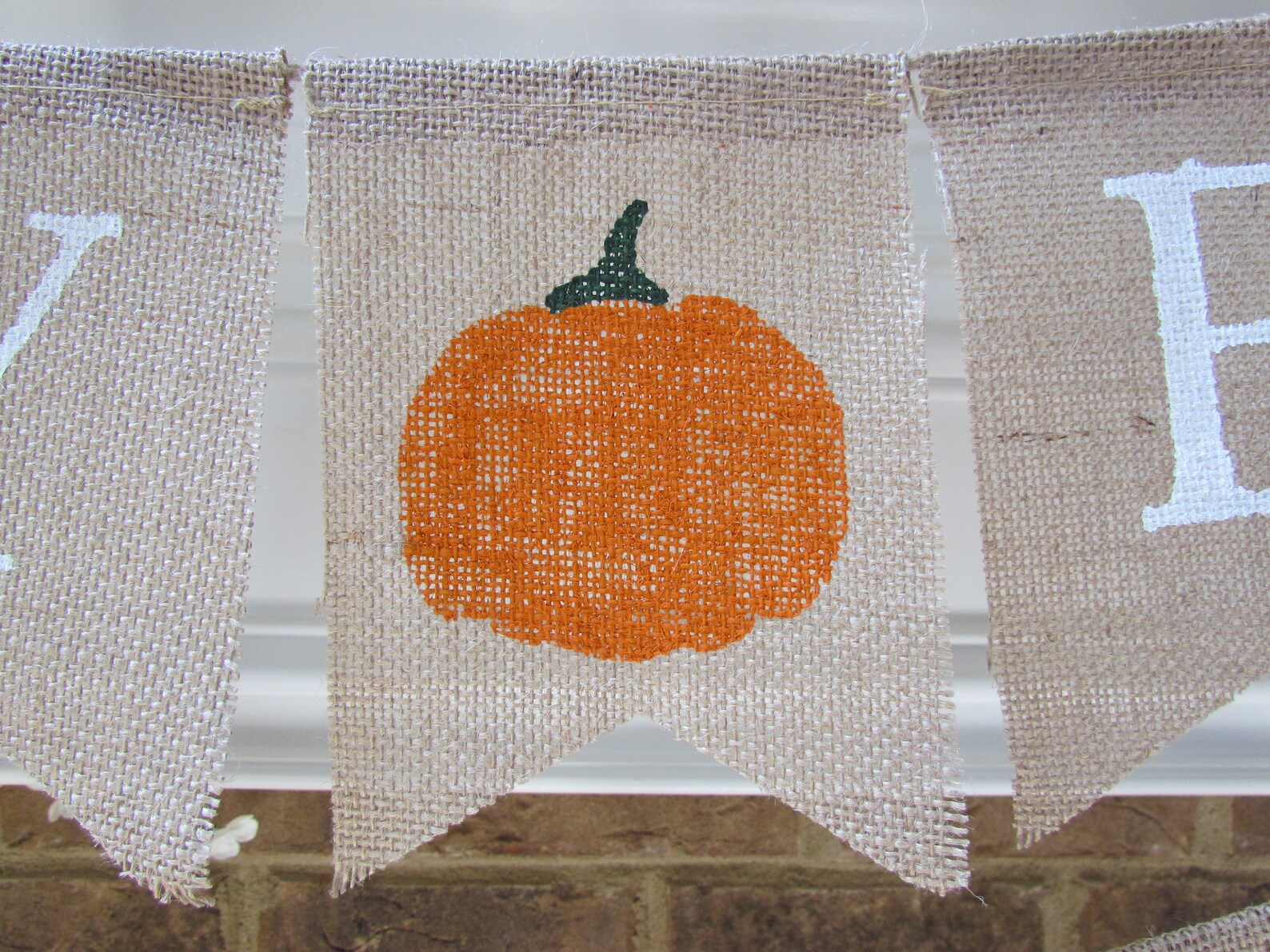 Happy Fall Y'all Burlap Banner Happy Fall Banner Fall - Etsy