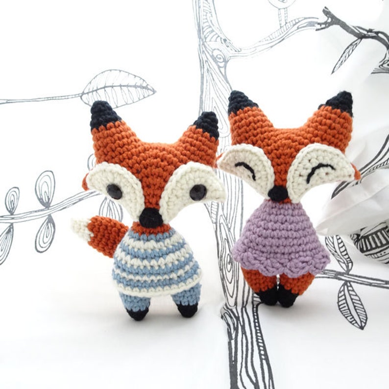 Crochet Amigurumi Foxy Fox PDF Pattern - Etsy