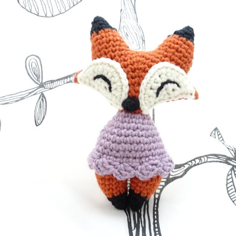 Crochet Amigurumi Foxy Fox PDF Pattern - Etsy