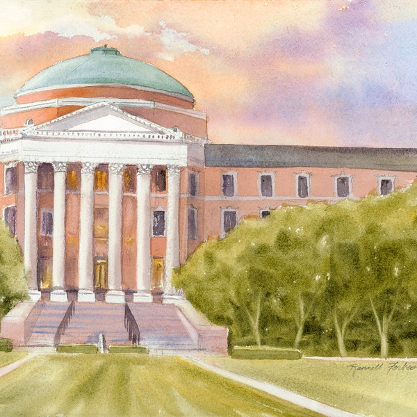 Smu University Prints - Etsy