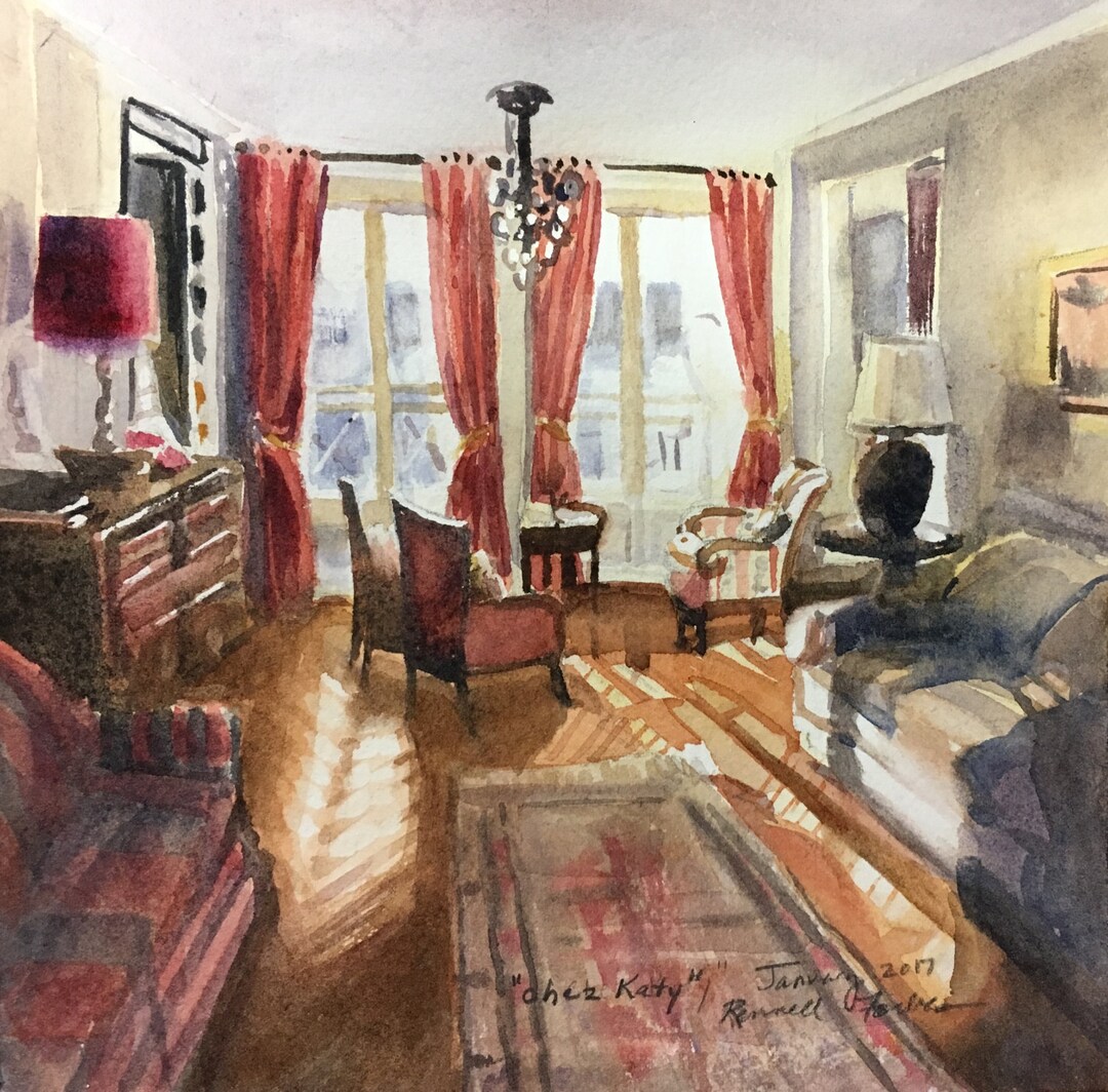 Custom Commission Watercolor Painting of Your Favorite Photo, Original ...