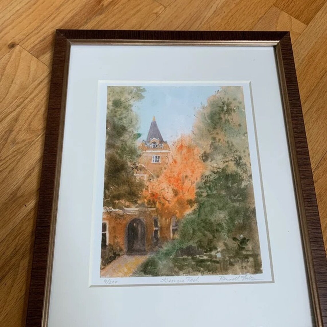 Georgia Tech Tower Giclee Print, Limited Edition Watercolor Art ...