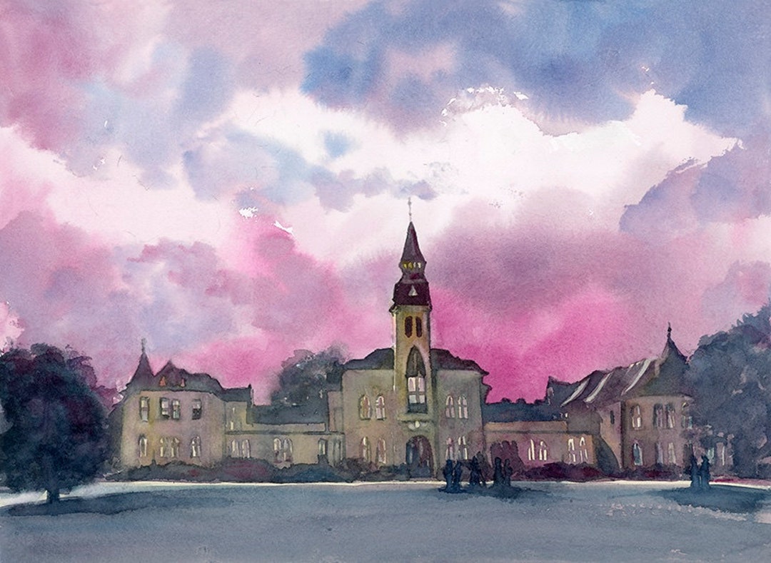 K-state Anderson Hall Limited Edition (200) , Kansas State University ...