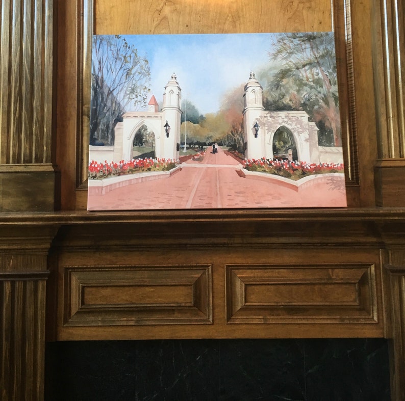IU Sample Gates Limited Edition (100) Hand Signed Giclee Print, Indiana ...