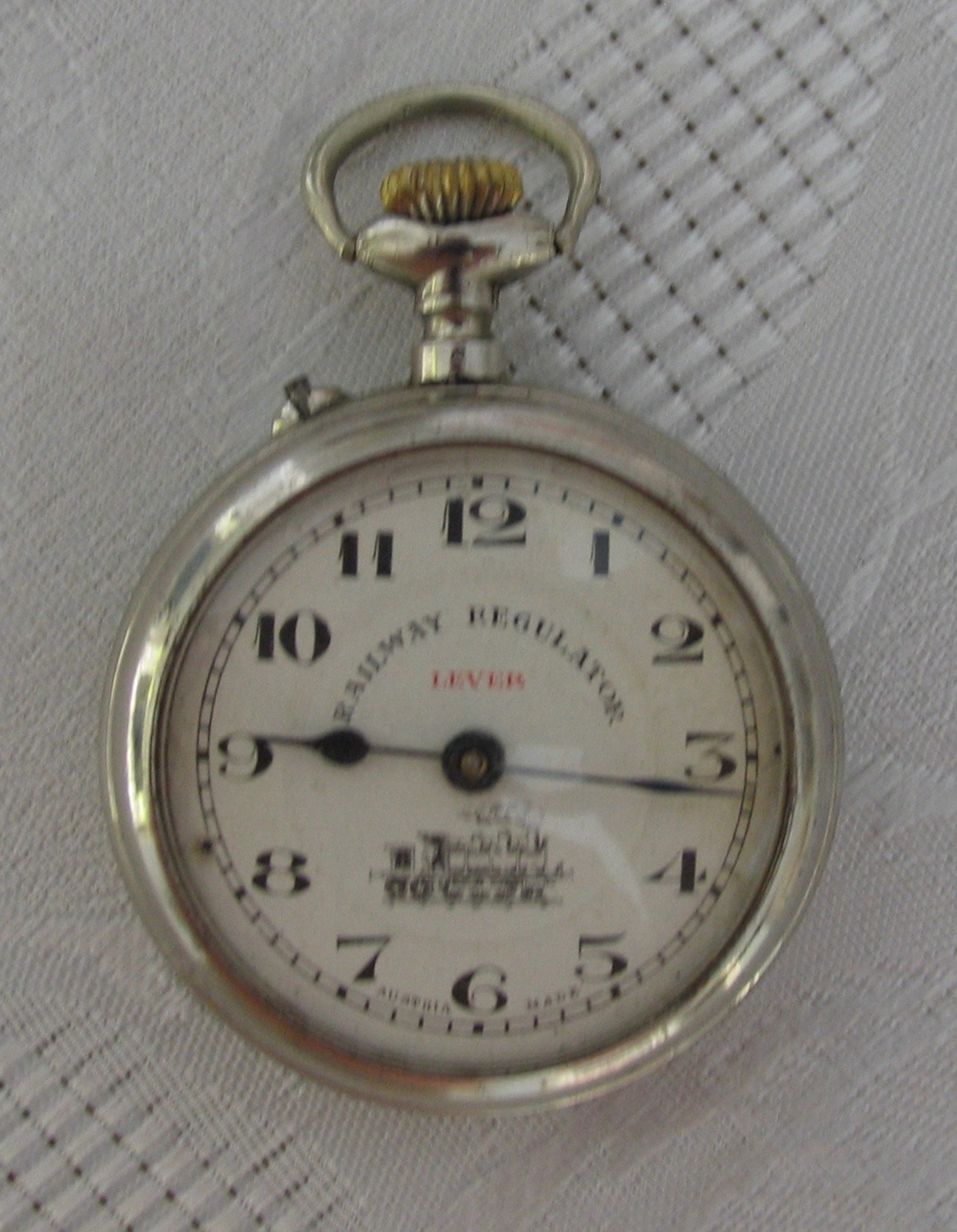 Swiss "lever" Railway Regulator Roskopf Tipe Pocket Watches White Metal ...