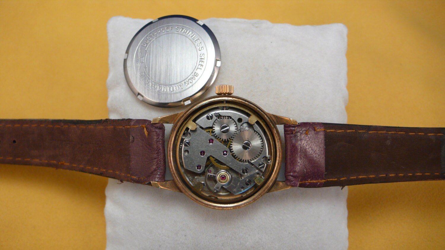 SWISS ULTRA Rare "recif" Wrist Watch 1940-1960 Perfect Condition Like ...
