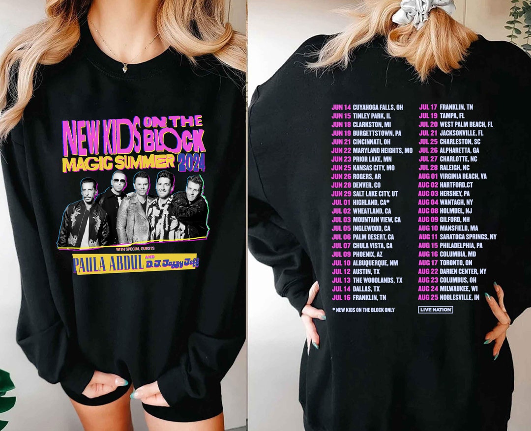 Vintage New Kids on the Block Shirt, NKOTB Group Concert Shirt, Magic ...