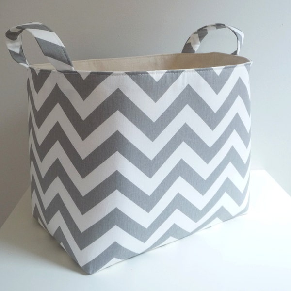 Grey White Chevron - Etsy