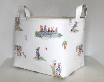 Personalized Canvas Storage Basket - Etsy