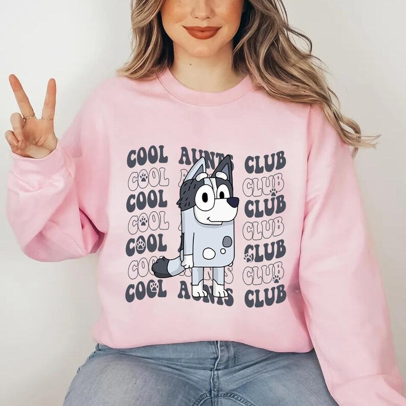 Cool Aunts Club PNG, Bluey Cool Aunts PNG, Bluey Family Cartoon Gift ...
