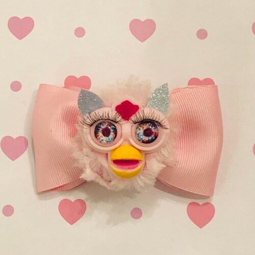 Worm on a String Hair Bow - Etsy