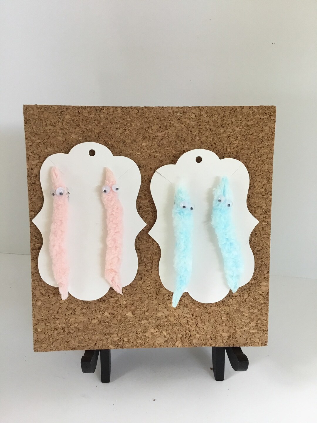 Worm on a String Earrings for Pierced Ears - Etsy